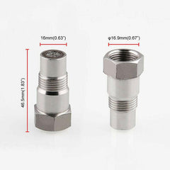 Car Oxygen O2 Sensor Adapter CEL Fix Check Engine Light Eliminator M18 ...